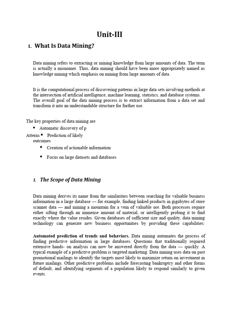 Unit 3 | PDF | Data | Applied Mathematics