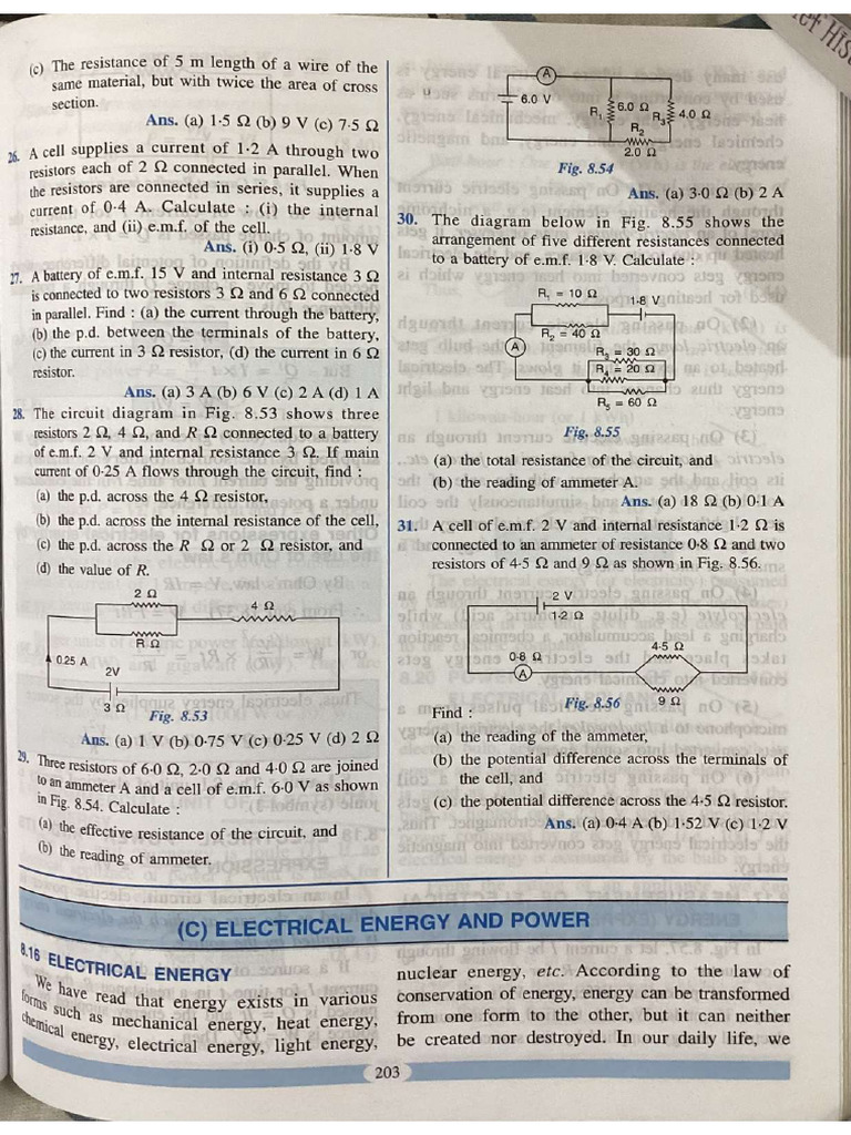 Class 10 Current Electricity P3 | PDF
