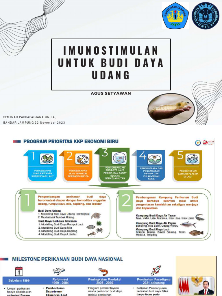 Imunostimulan Untuk Budidaya Udang | PDF