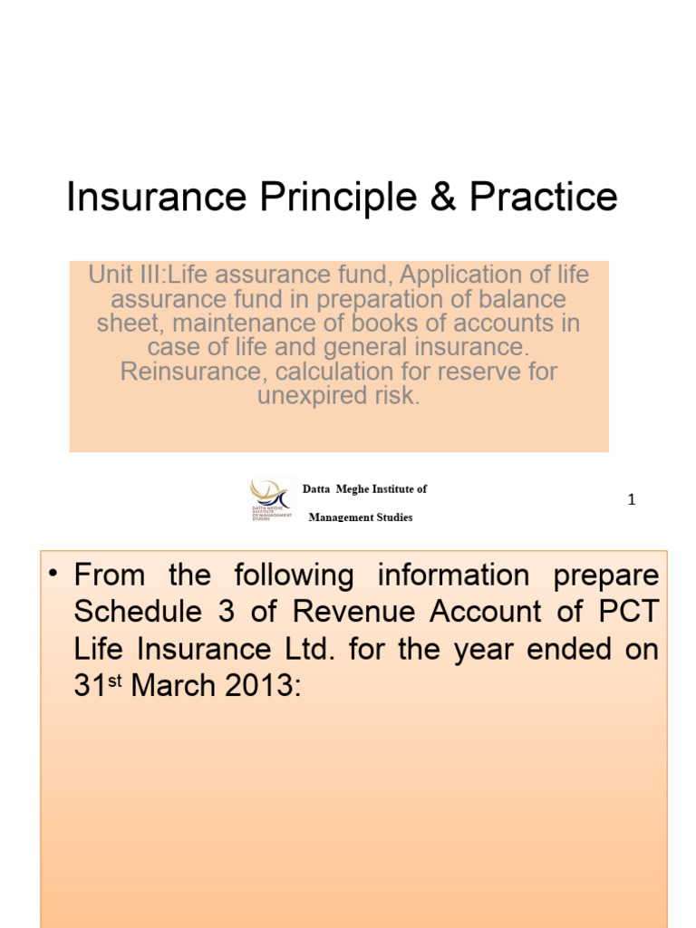 Life Insurance Revenue Account Guide | PDF | Insurance | Life Insurance