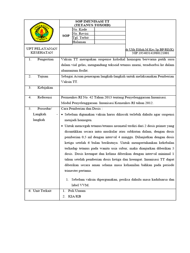 Sop TT | PDF | Sains & Matematika