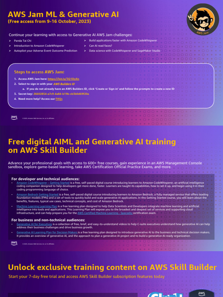 AWS Jam Instructions - INDIA | PDF | Artificial Intelligence ...