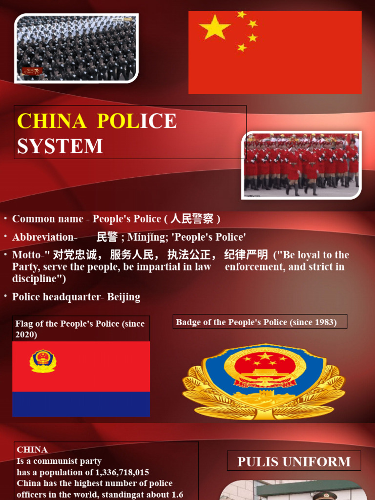 China Police System | PDF | Police | People's Liberation Army