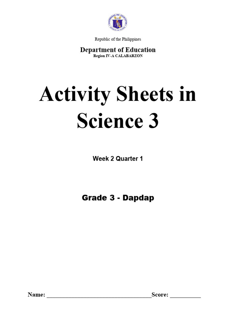 Science 3 | PDF