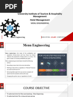 Menu Engineering Worksheet Guide | PDF | Menu | Profit (Economics)