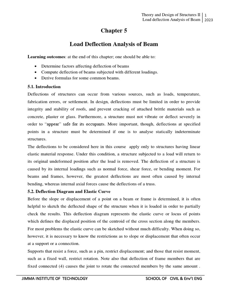 Tds 2 Chap 5 Edited | Download Free PDF | Beam (Structure) | Bending
