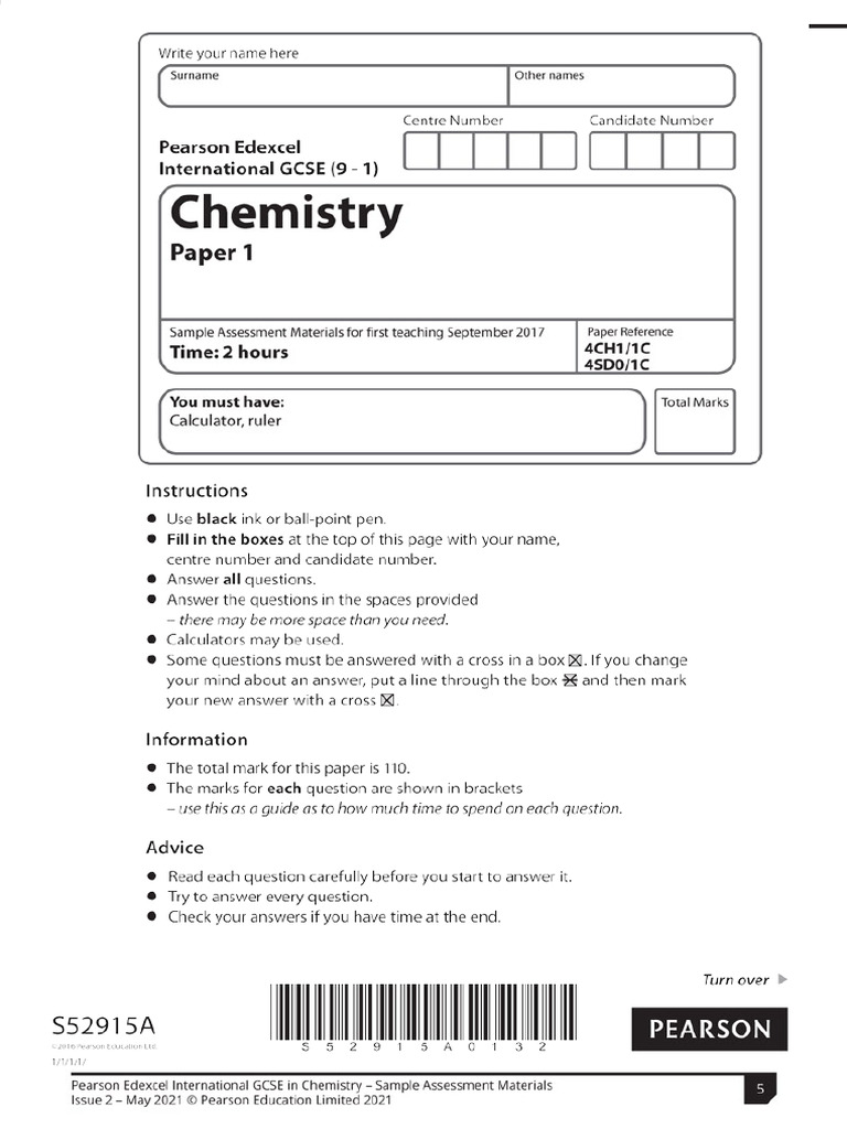 SP Chemistry Igcse | PDF