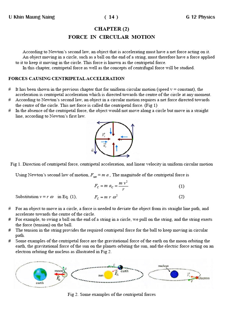 CHP 2 | PDF | Acceleration | Force