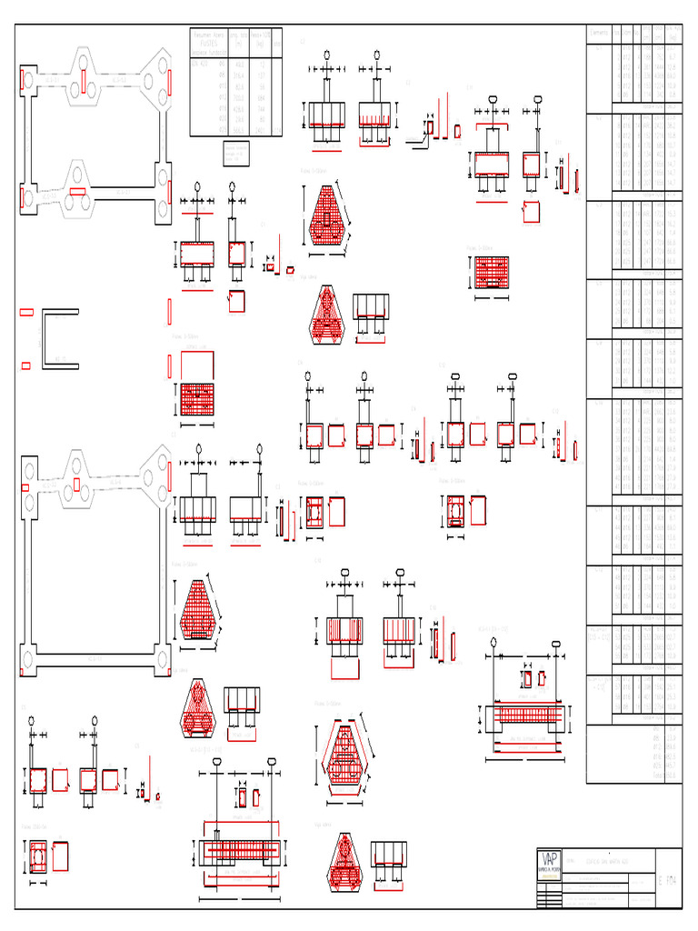 E-F04. Plano Fundaciones (FUSTES CABEZAL C1, C2, C3, C5, C9, C10, C11 Y ...