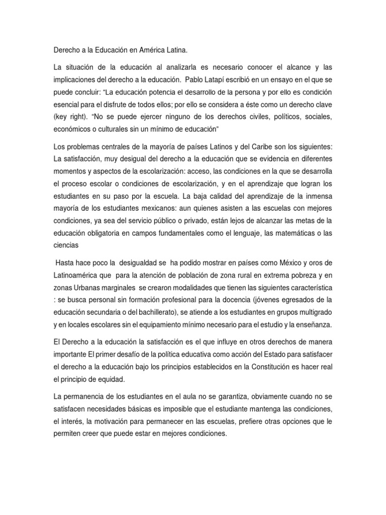 Análisis Critico Actividad 3 | PDF | America latina | Enseñando
