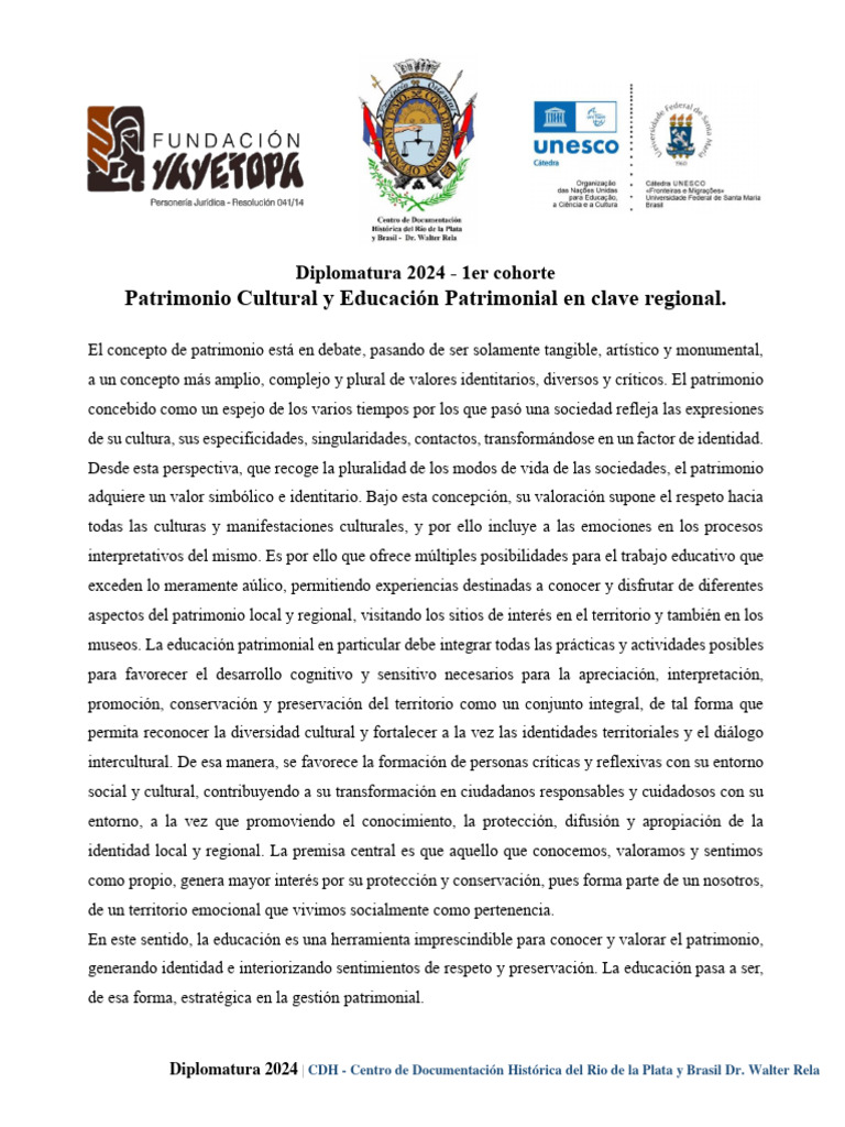 CDH DP24 para DH23 | PDF | Patrimonio cultural | Bienes (Ley)