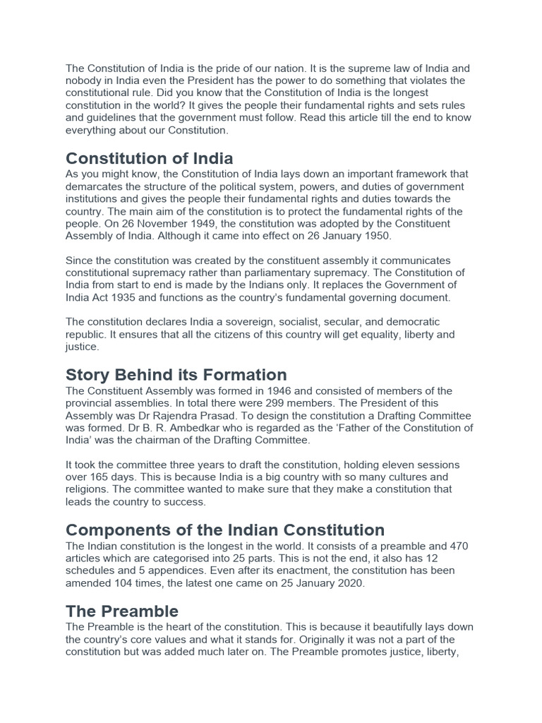 CONSTITUTION | PDF | Constitution | Political Science