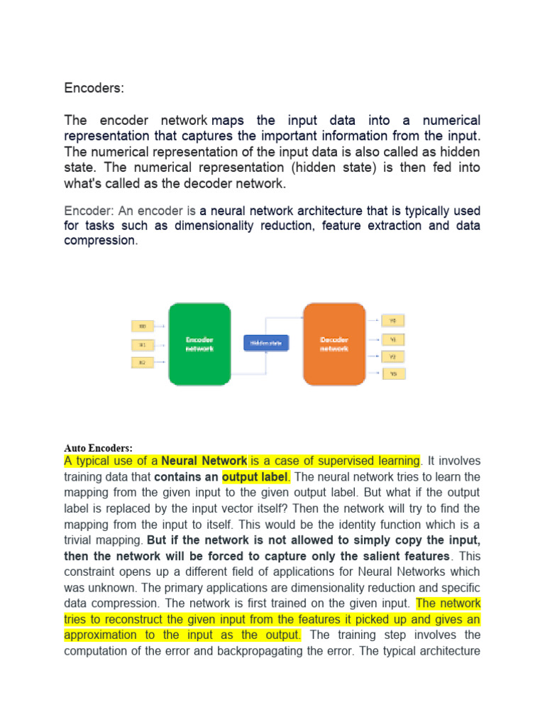 Lecture 2.3.1 - Autoencoders | PDF | Data Compression | Cybernetics