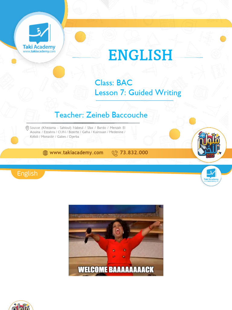 English Bac 7th Session | PDF | Writing | Cognitive Science