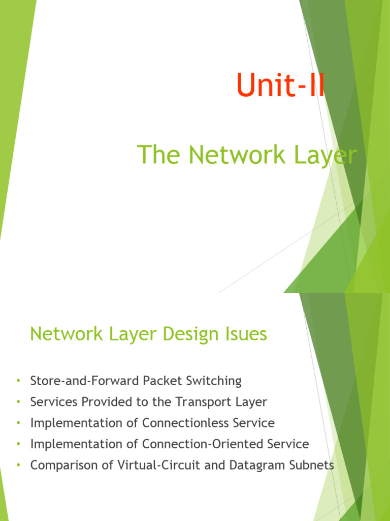 Network Layer Design and Routing Algorithms | PDF | Networking ...