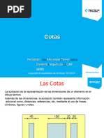 Tipos de Cotas. | PDF | Ángulo | Dibujo