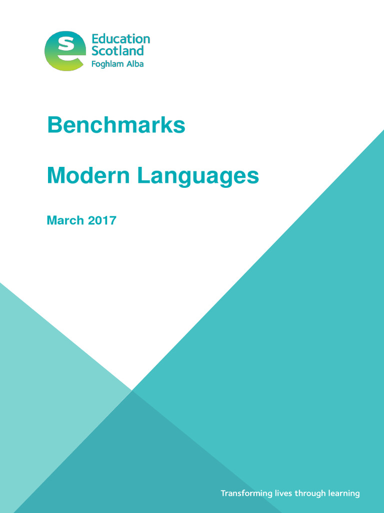Modern Languages Benchmarks Guide | PDF | Educational Assessment ...