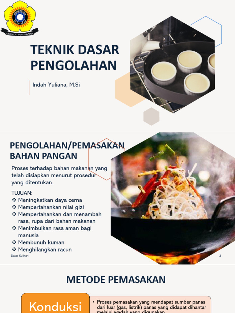 3.4 Teknik Dasar Pengolahan & Persiapan Bahan Pangan | PDF