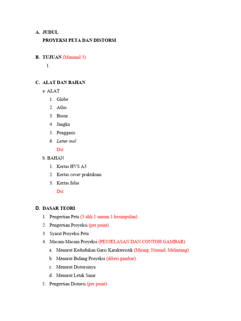 Proyeksi Peta & Distorsi | PDF