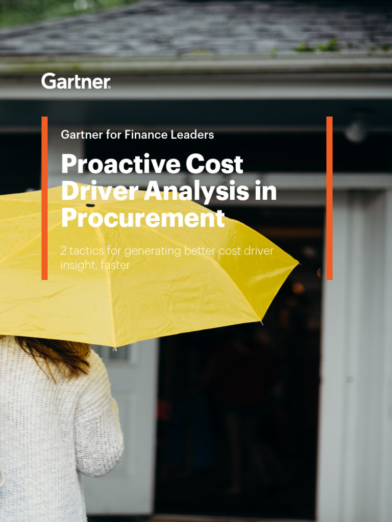 Proactive Cost Driver Analysis in Procurement | PDF | Procurement ...