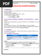 Résumé de Cours Informatique PDF, BAC Sciences Tunisie | PDF