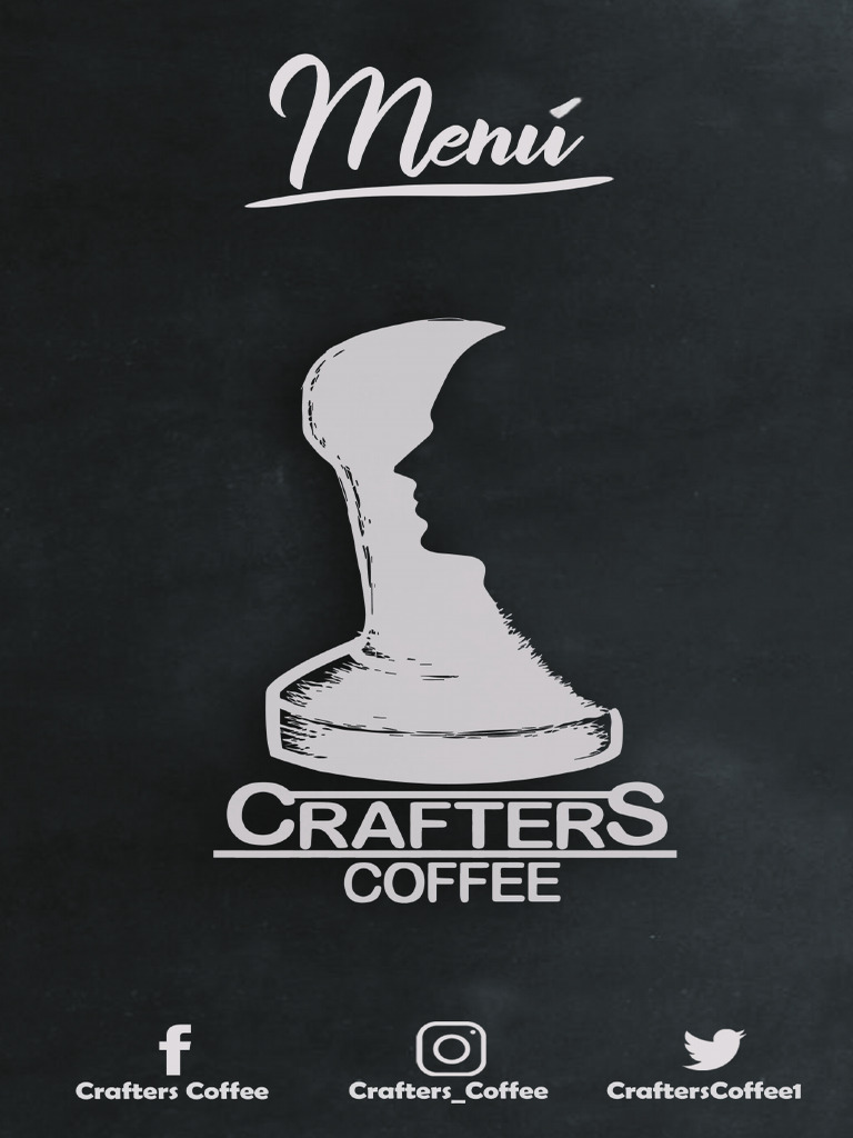 Menú Crafters Coffee | PDF