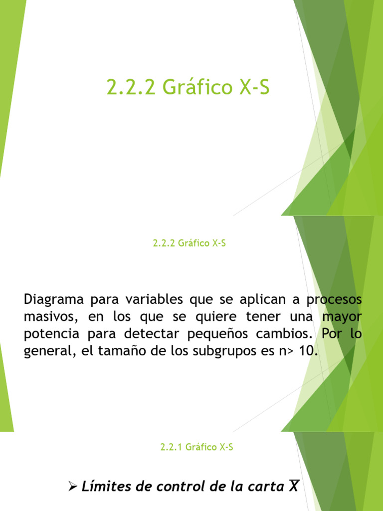 Gráfico X-S: Control de Calidad | PDF | Desviación Estándar
