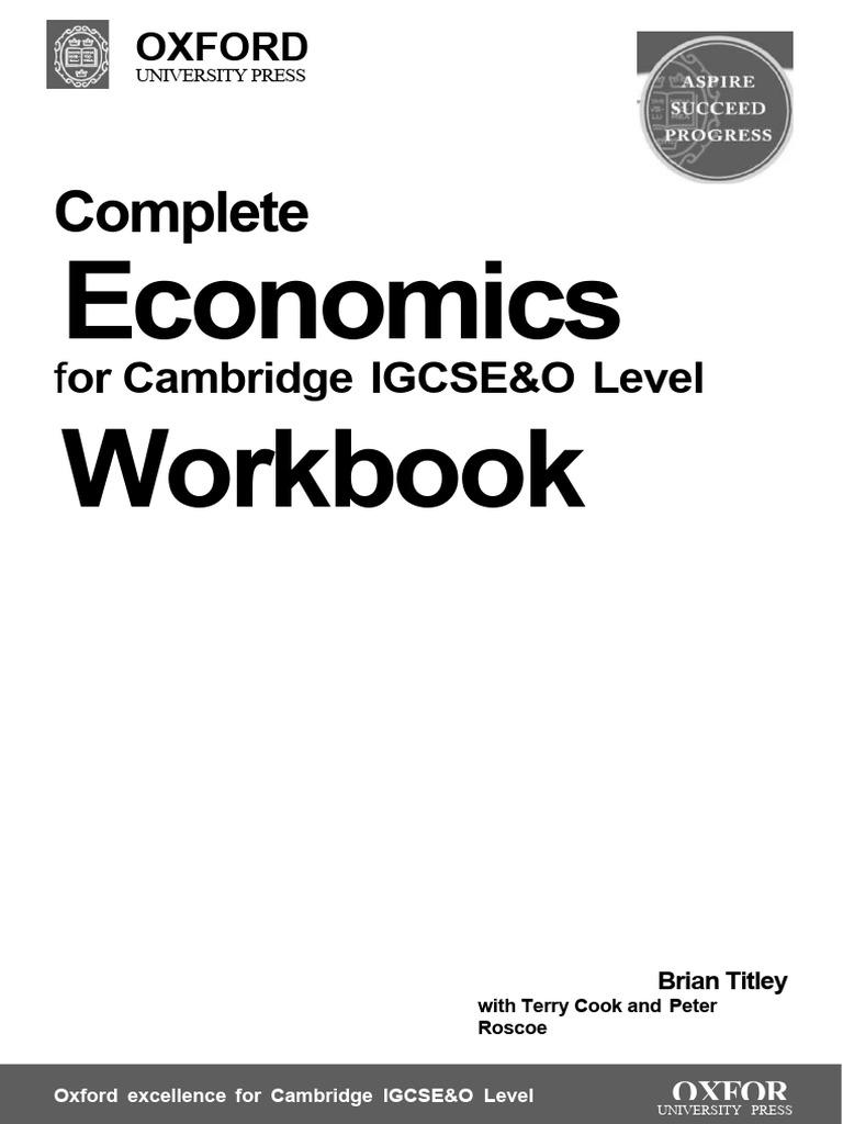 Zy7977 A4 Complete Economics For Igcse Workbook Pdf Factors Of Production Goods