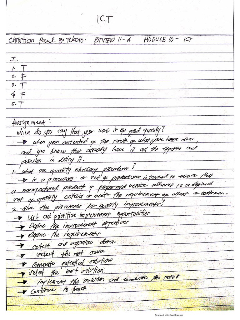 Ict - Module 10 | PDF