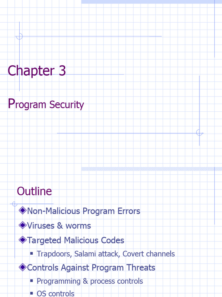 Chapter 3 Program Security Spring04 Victor Sawma | PDF | Computer Virus ...
