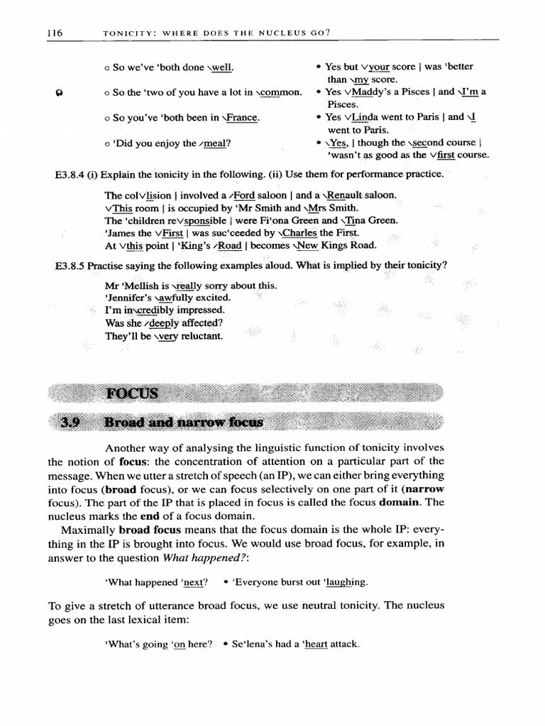 Understanding English Intonation | PDF | Foods | Food And Drink