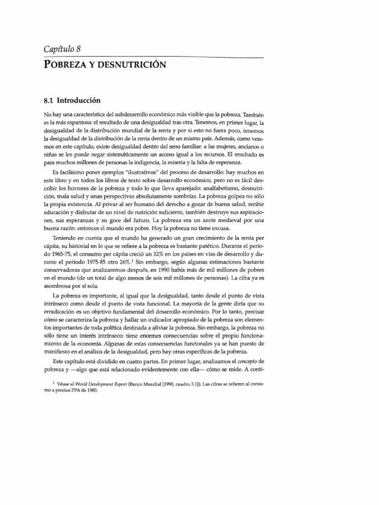 Libro Desarrollo Económico de Debraj-Ray | PDF | Pobreza | Pobreza e ...