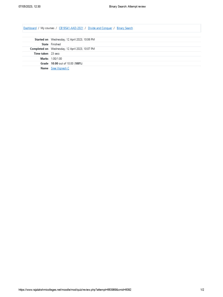 Sree Aad | PDF | Queue (Abstract Data Type) | Computing