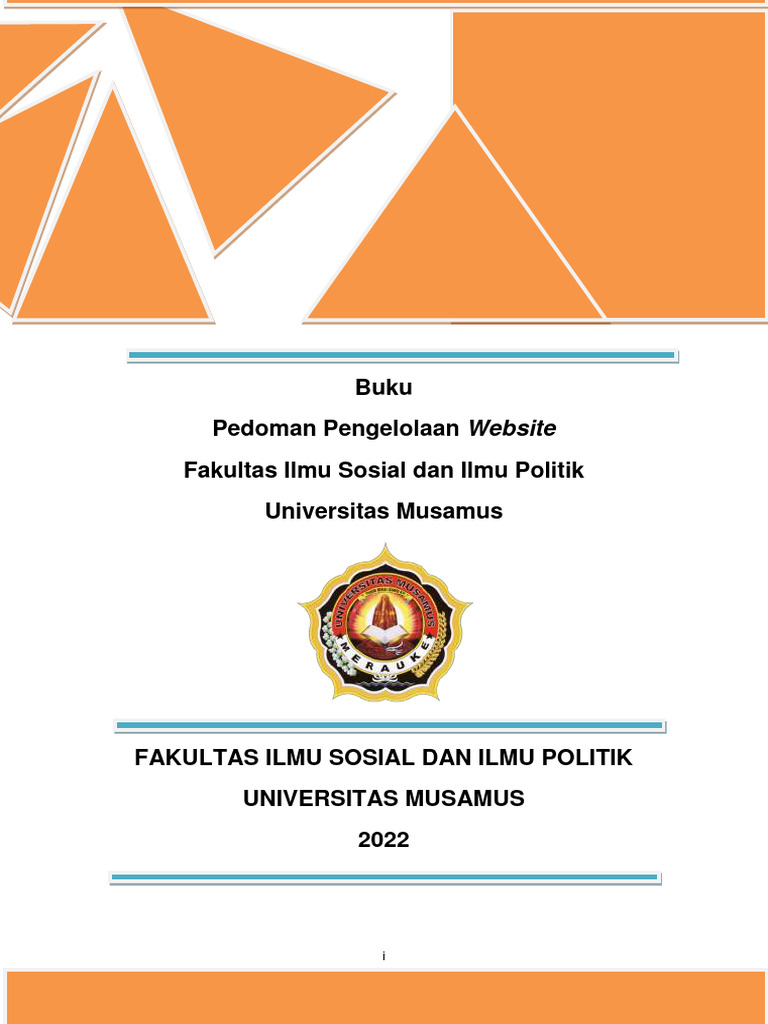 Panduan Pengelolaan Website FISIP UNMUS | PDF
