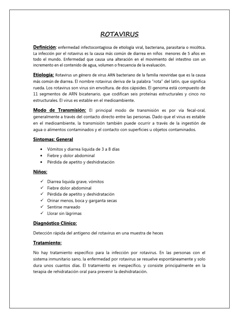 ROTAVIRUS | PDF
