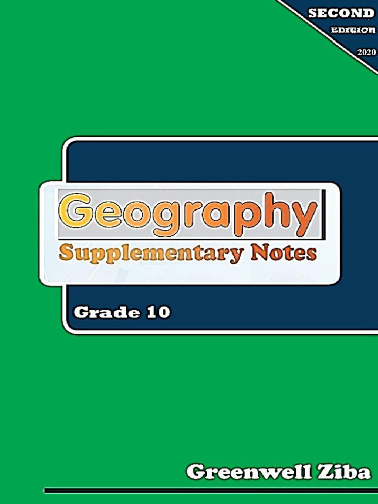 Geography Supplementary Notes | PDF