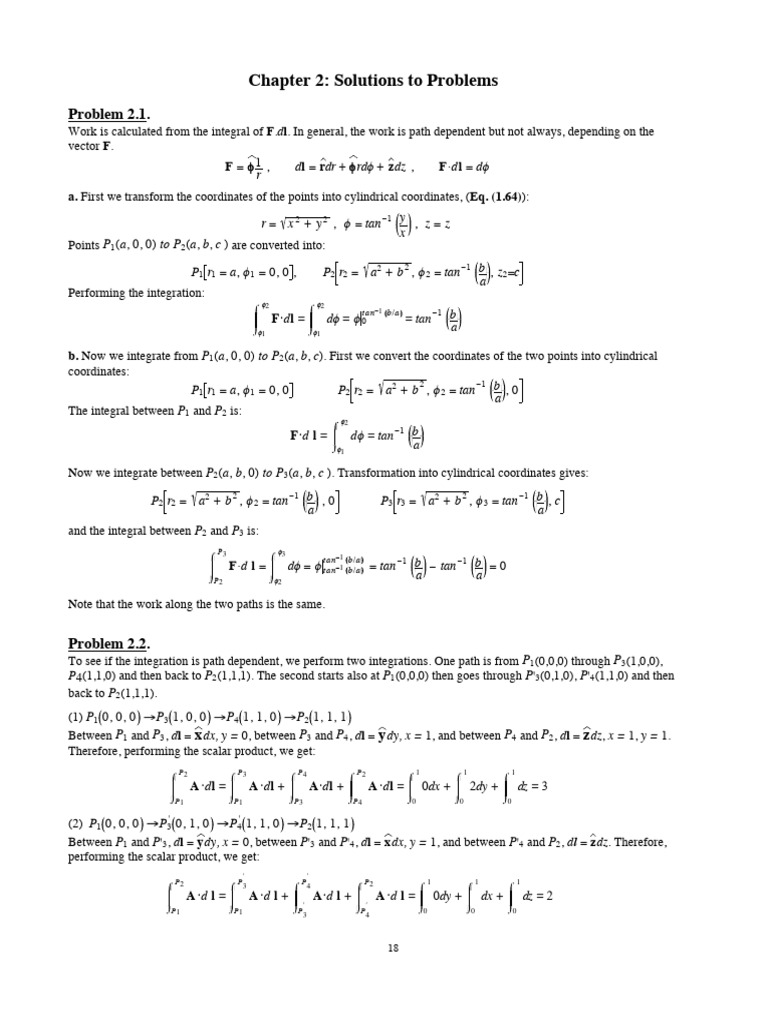 Chapter2 Answers 3rd | PDF | Gradient | Euclidean Vector