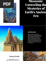 Mesozoic Era "Age of Dinosaurs" | PDF | Earth Sciences | Nature