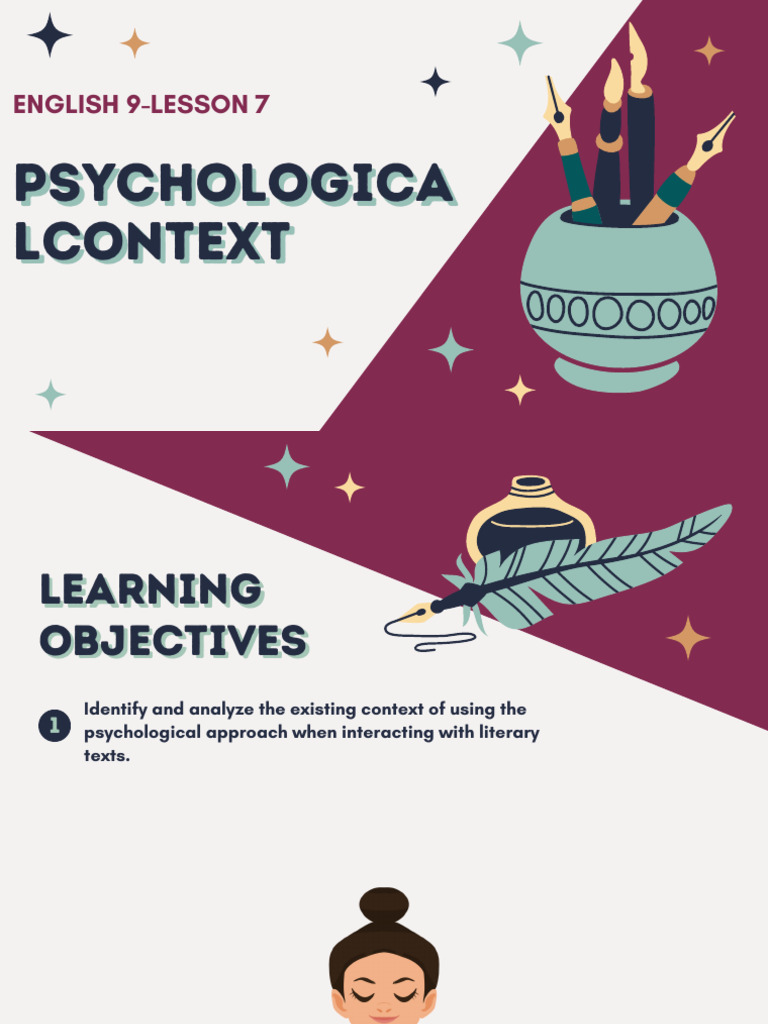 LESSON 7 Psychological Literary Approach | PDF | Id | Unconscious Mind