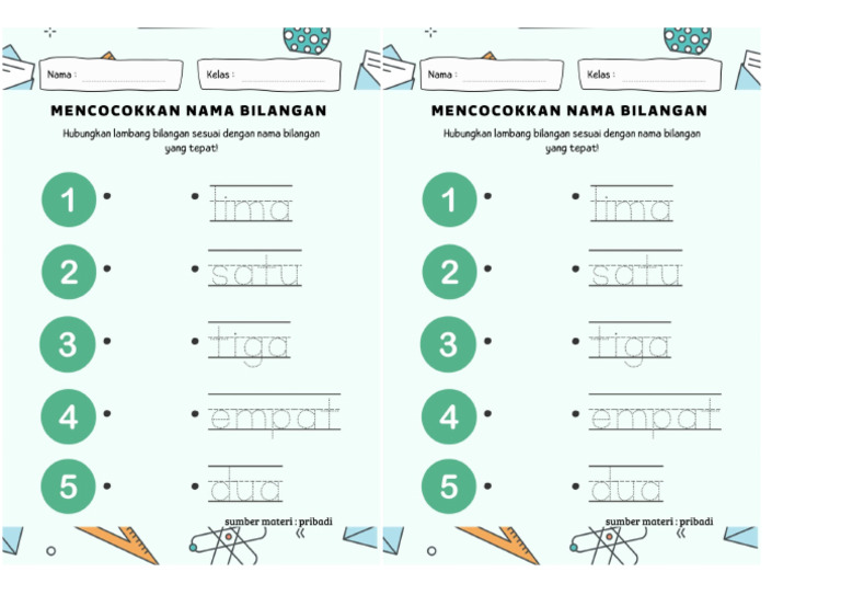 Mencocokkan Lambang Dan Nama | PDF