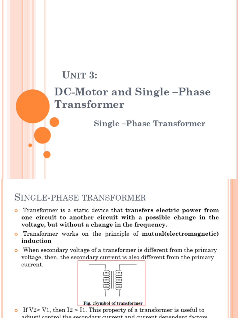 Single Phase Transformer | PDF | Transformer | Power (Physics)