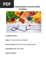Food and Nutrition Syllabus | PDF | Foods | Nutrition