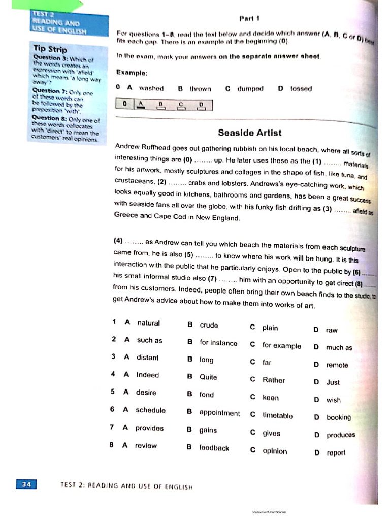 CAE Practice Tests Plus 2 - Test 1 | PDF
