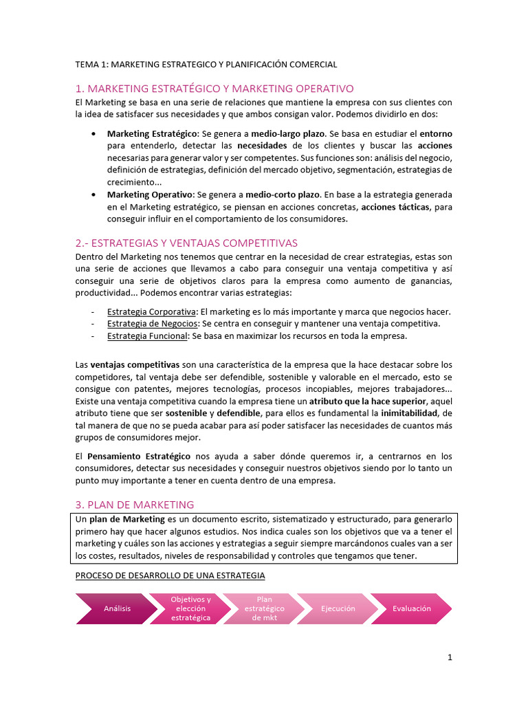 Marketing Estratégico Entero | PDF | Marketing | Producto (Negocio)