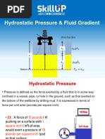 Hydrostatic Pressure vs Depth Chart | PDF