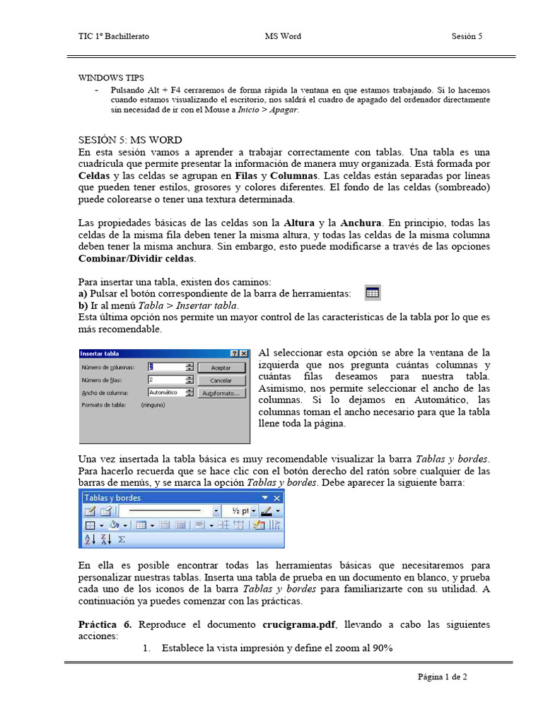 MS Word.5 | PDF | Ventana (informática) | Software