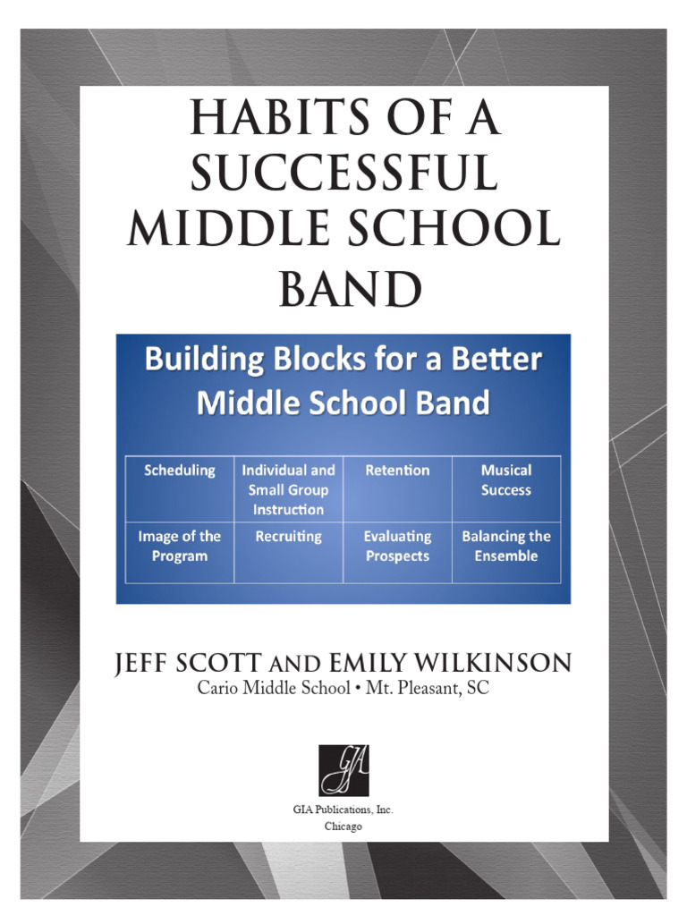 Habits of A Succesfull Middle School Band | PDF | Musical Instruments ...