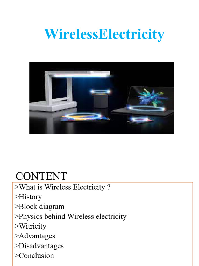 Wireless Electricity | PDF | Inductor | Radio