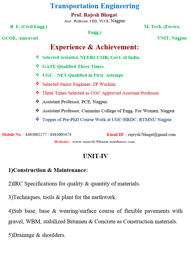 Trenco Construction Techniques in Road Engineering | PDF | Road Surface ...