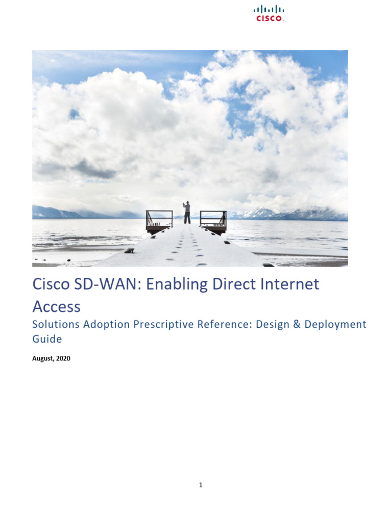 Cisco SD-WAN Enabling Direct Internet Access | PDF | Virtual Private ...